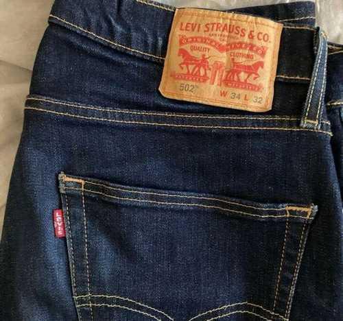 Джинсы мужские levis 502 W34 L32