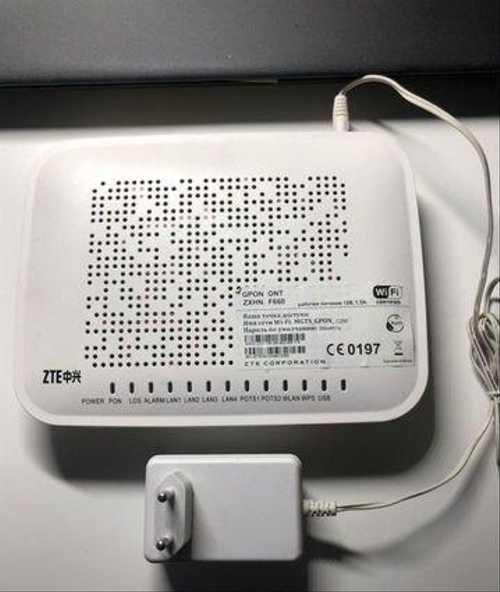 Роутер (router zte gpon ont zxhn f660)