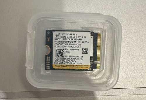 Micron Ssd m2 nvme 512gb