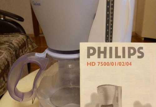 Новая кофеварка Philips hd 7502 31
