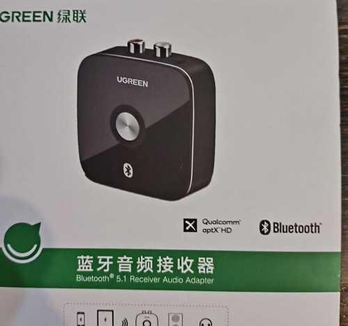 Bluetooth адаптер ugreen 5.1 aptx,aptx HD