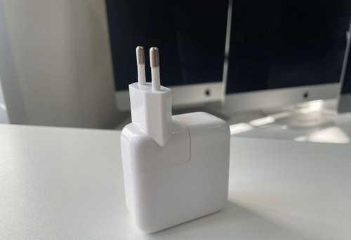 Оригинальный 2xUSB-C Apple Power Adapter 35W