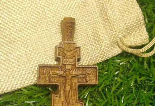 Крест нательный деревянный