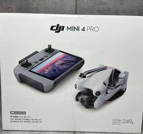 DJI Mini 4 Pro Fly More Combo (DJI RC 2) - Дрон