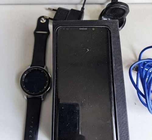 Samsung s9+ и Часы samsung Gear s3