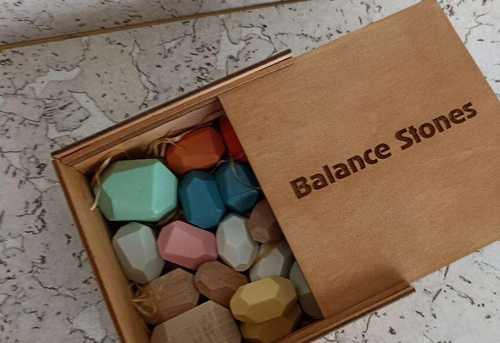Развивающая деревянная игра балансир