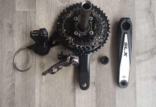 Shimano SLX передний переключатель и манетка