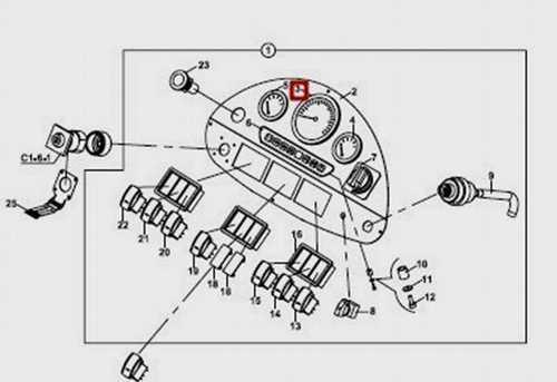 Тахометр F99/20401 Г Hidromek