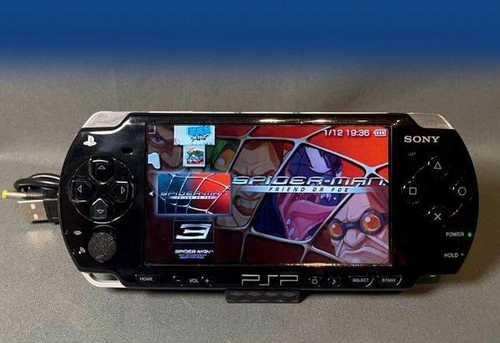 Sony PSP 2008 64gb прошитая + 65 игр