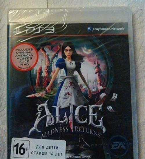 Игра Alice: Madness Returns PS3 sealed