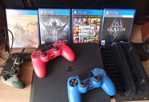 Приставка sony playstation 4 slim