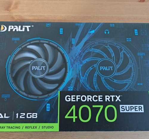 Видеокарта Palit GeForce RTX 4070 super Dual OC