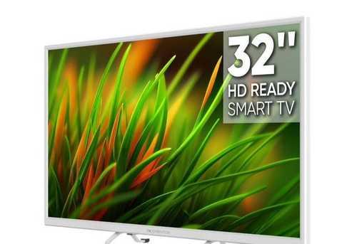 Белый телевизор smart tv