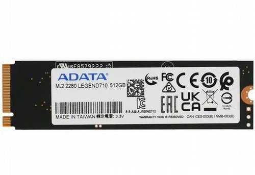 M.2 2280 512GB adata legend 710 Client SSD aleg-71