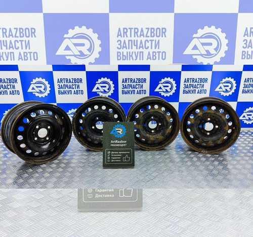 Штампованные диски Nissan R15 4x114.3