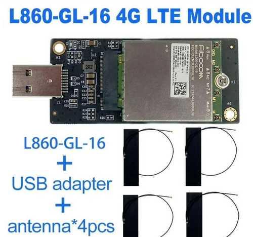 Новый 4G модем адаптер Fibocom L860-GL-16