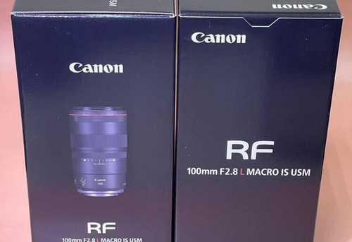 Canon RF 100mm f/2.8L Macro IS USM Новый