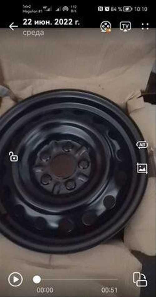 Диск штамп R16 5x114,3 ET45 d67,1 Trebl