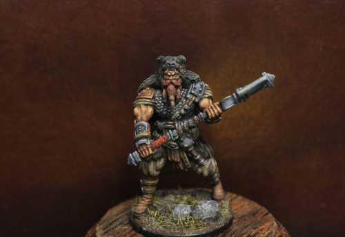 D&D Nolzur's Marvelous роспись Human Barbarian