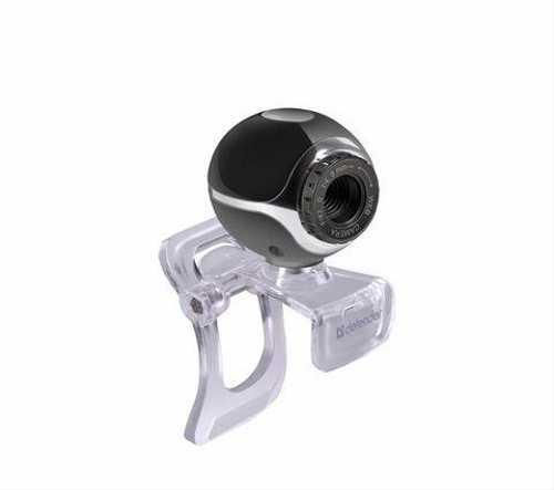 Веб-камера Defender C-090, микрофон, черный, новая