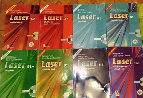 Учебники и рабочие тетради laser A2, B1, B1+, B2