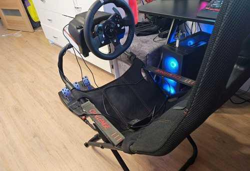 Руль logitech g920 + playseat challenge