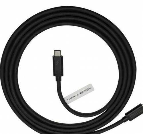 Plugable thunderbolt 3 cable (20gbps, 6.6FT/2M)