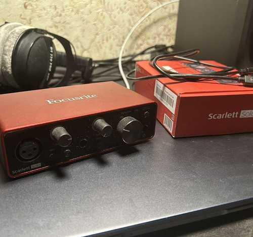 Звуковая карта focusrite scarlett solo 3rd gen