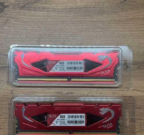 Jazer Оперативная память ddr4 16gb 3200 2x8