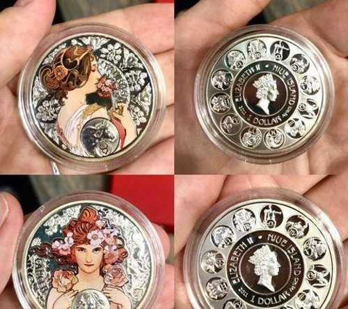 Серебряные и золотые коллекционнные монеты