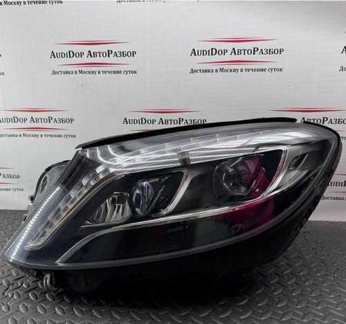 Фара левая LED Mercedes S222 дорестаил