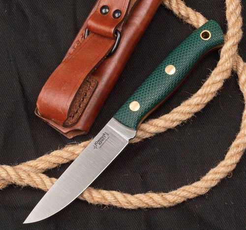 Нож туристический Шершень L M390 изумруд