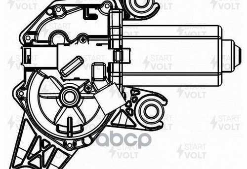 Электродвигатель стеклоочистителя VWB0907 start
