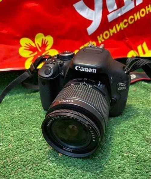 Зеркальный фотоаппарта Canon 600d