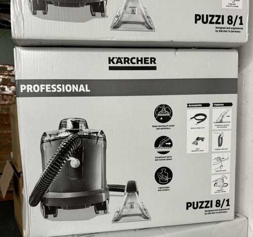 Пылесосос професиональный Karcher puzzi 8/1