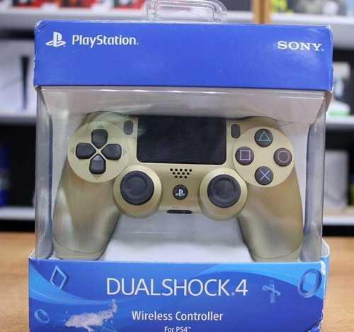 Геймпад Sony PS4 DualShock 4 v2 Gold (Витрина)