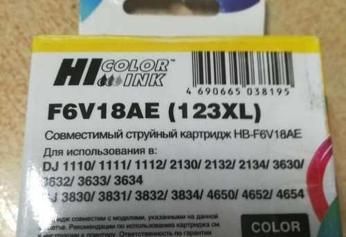 Картридж для принтера F6V18AE 123XL