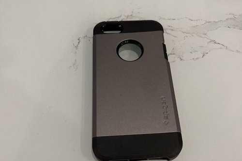 Чехол бампер Apple iPhone 5 5s силикон Spigen