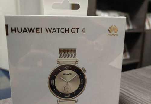 Смарт часы Huawei Gt4 41mm золотые