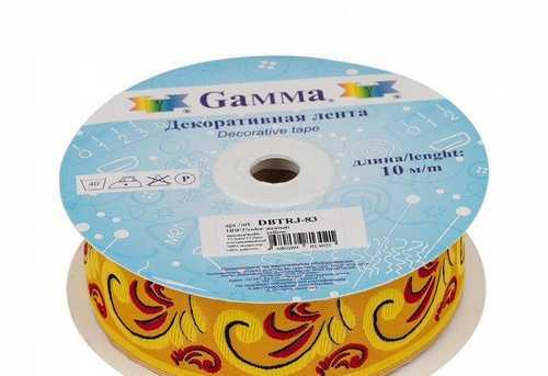 Лента жаккардовая 35 мм Gamma dbtrj-83 10 м отдел