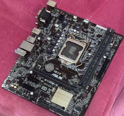 Материнская плата asus h110m k