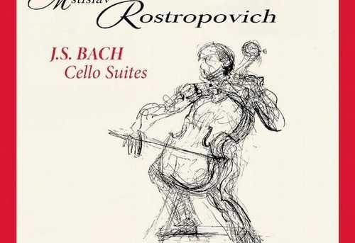 Виниловая пластинка Mstislav Rostropovich - bach: