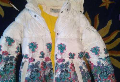 Куртка зимняя для девочки 164 см Kiko