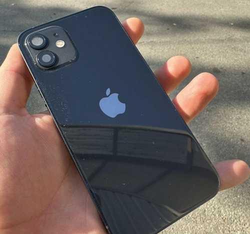 Корпус iPhone 12 черный оригинал с разбора