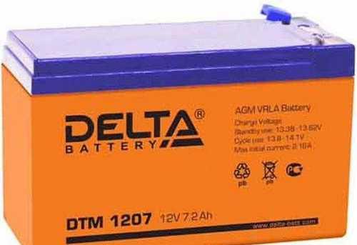 АКБ (12V/7Ah) delta DTM 1207