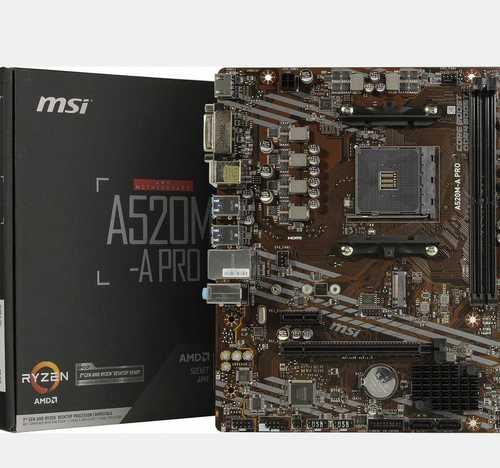 Материнская плата MSI A520M-A PRO, SocketAM4