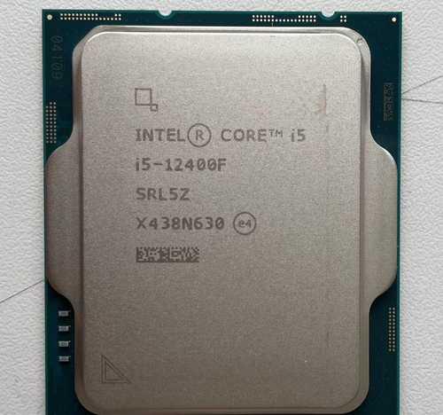 Процессор Intel core i5 12400f (новый)