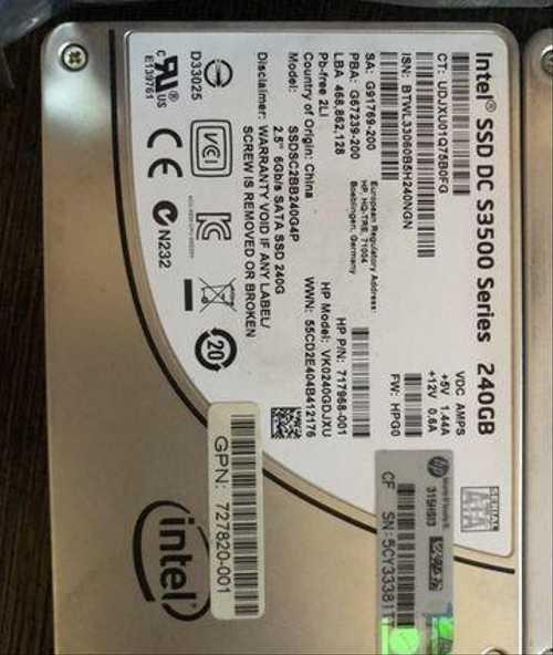 Intel Ssd 240gb