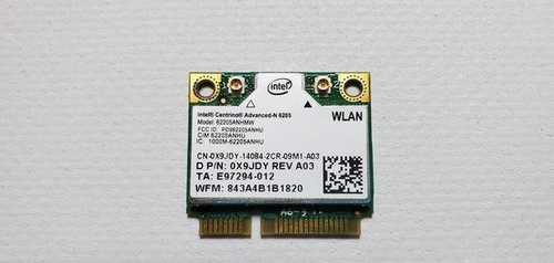 Wifi модуль Intel Advanced-N 6205 5ghz Dell E6430S