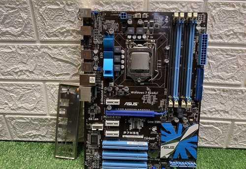 Материнская плата Asus P7H55/LGA1156+i7-870